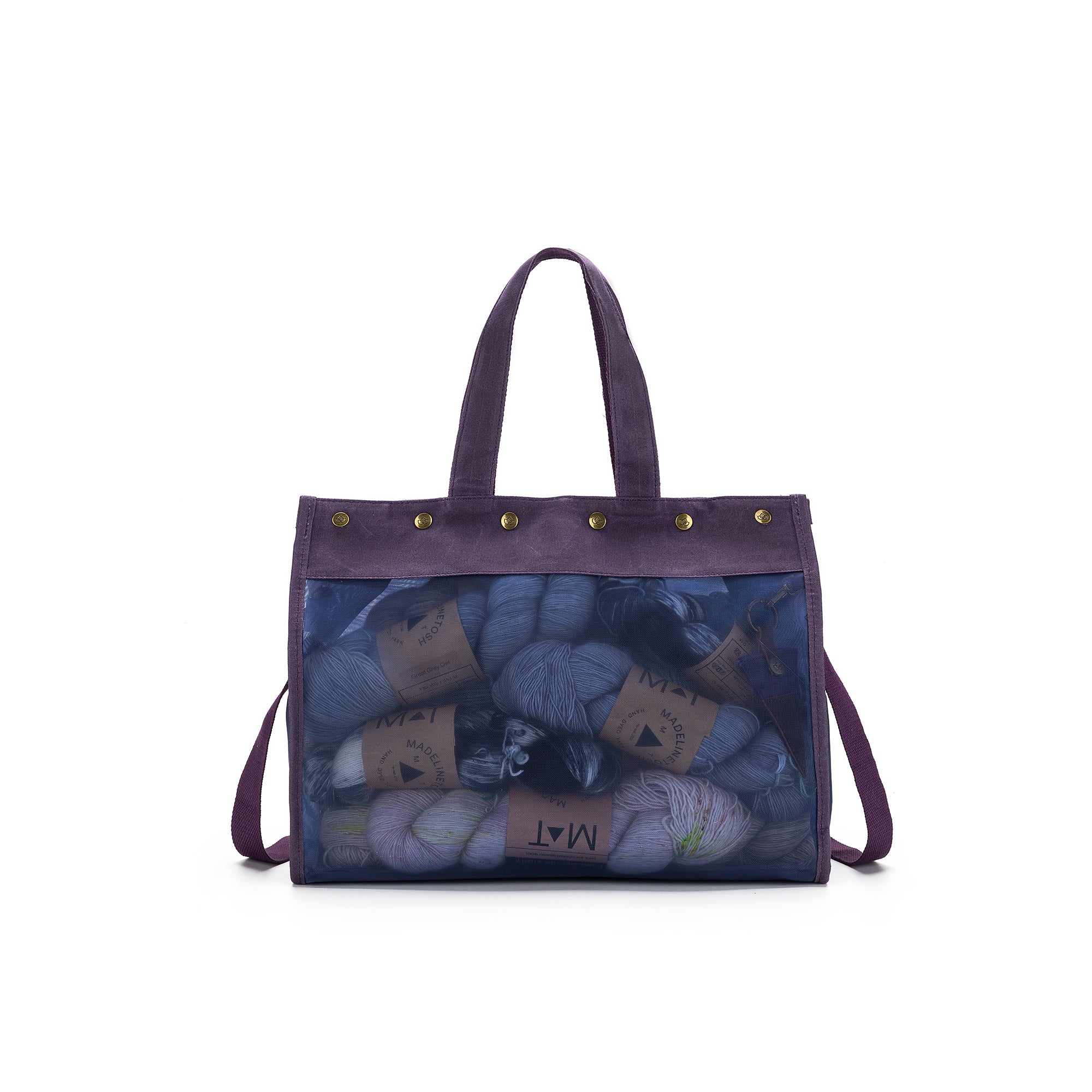 Maker's Mesh Tote | Purple | dellaQ.com – della Q Retail