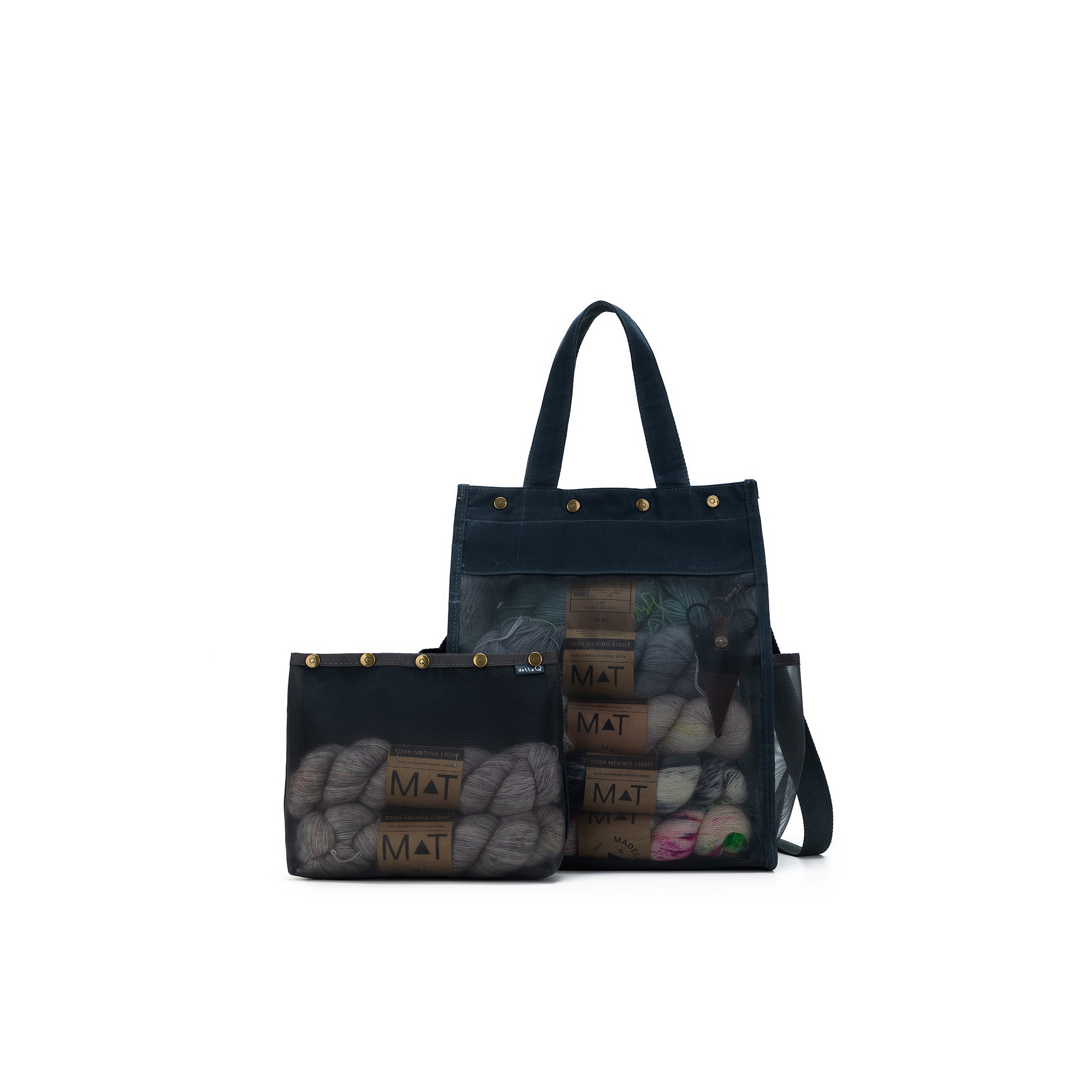 Maker's Tall Mesh Tote | Blue | dellaQ.com – della Q Retail