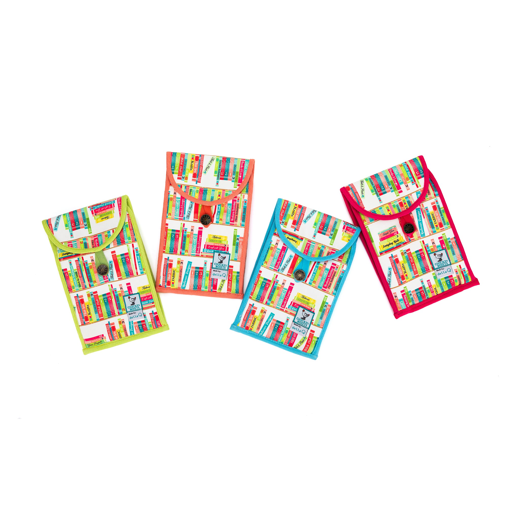Chicken Boots x della Q Accordion Circular Needle Pouch | Linen Library ...
