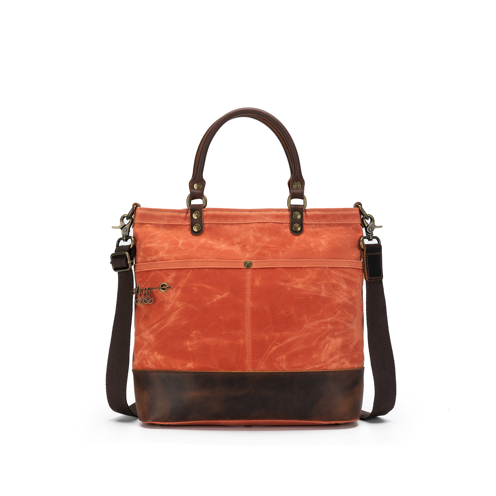 Maker's Canvas Tote | Orange | dellaQ.com – della Q Retail