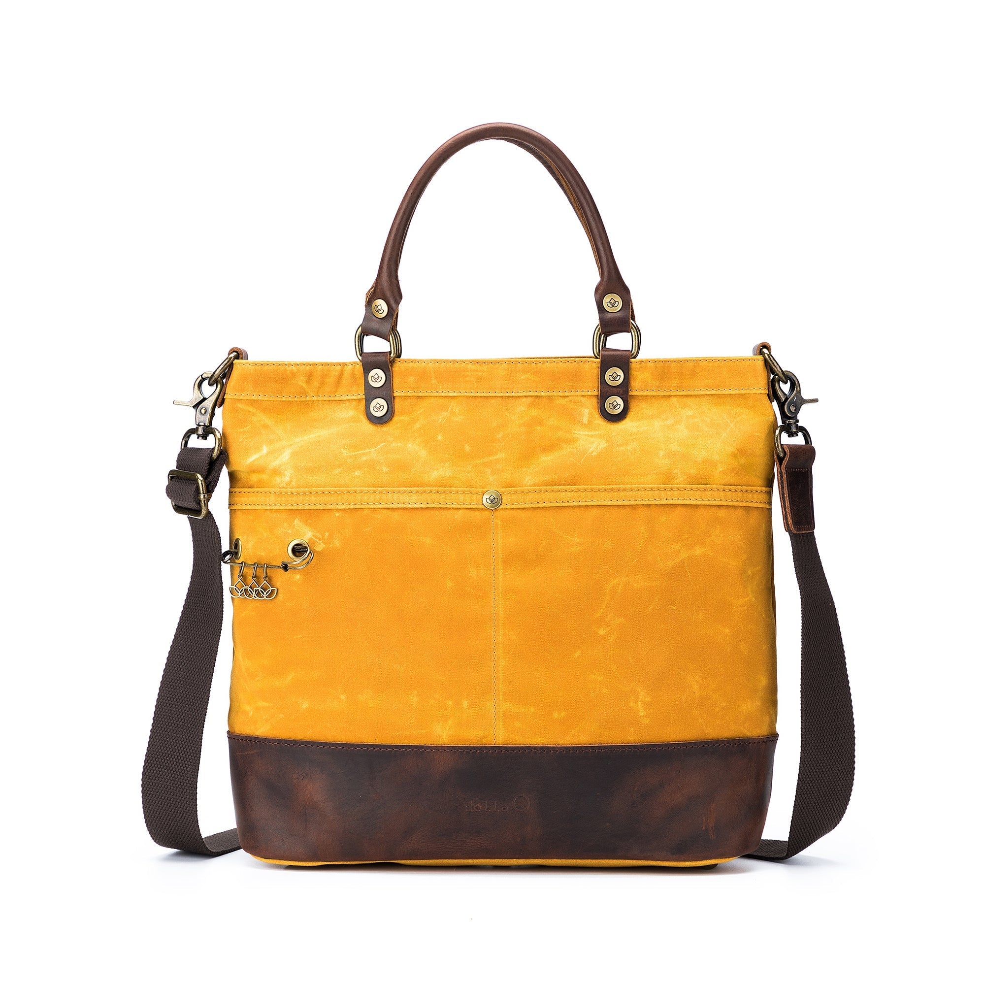 Maker's Canvas Tote | Mustard | dellaQ.com – della Q Retail